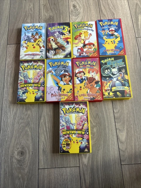 POKEMON THE FIRST Movie VHS Mewtwo Returns Joblot Bundle X9 £4.00 ...
