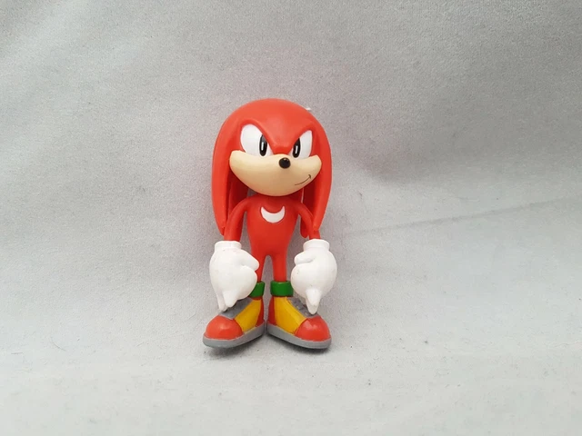 KNUCKLES SONIC THE Hedgehog Plastic Toy Figure 2.5" £5.99 - PicClick UK