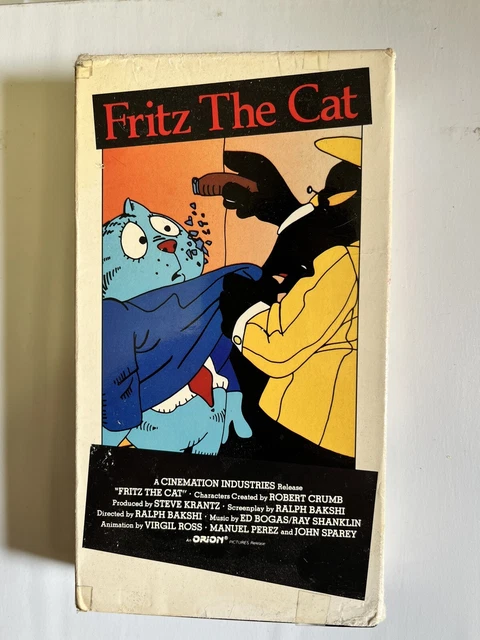 FRITZ THE CAT VHS Robert Crumb Animation 1972 £149.76 - PicClick UK