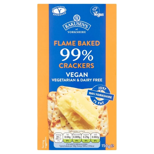 RAKUSEN'S 99% FAT Free Crackers 150g PACK OF 6 $55.08 - PicClick AU