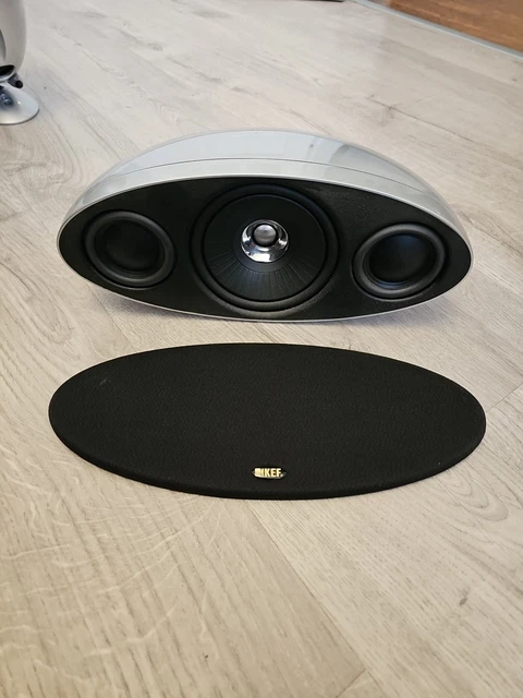 KEF HTC3001 CENTRE Speaker Silver Tested Working £69.99 - PicClick UK