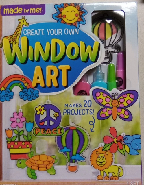 MADE BY ME Create Your Own Window Art Painting Kid's. Box Slightly ...
