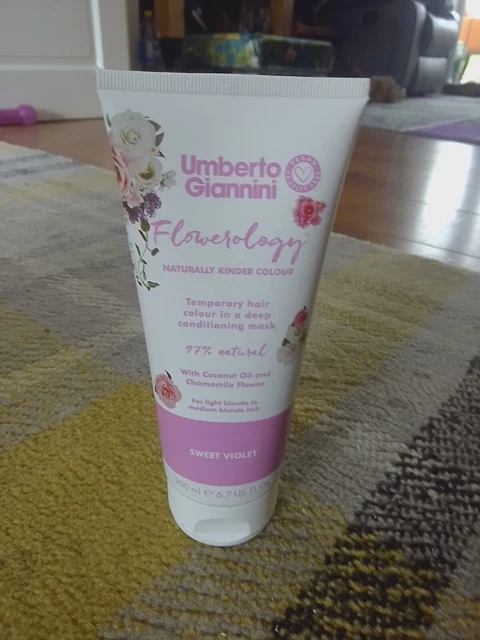 Umberto Giannini Flowerology Temporary Hair Colour Mask Vegan Sweet