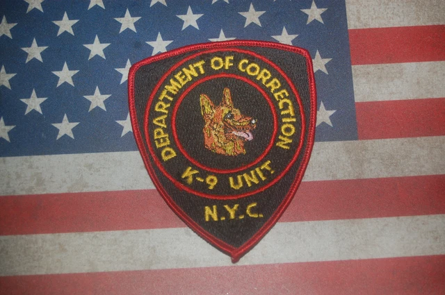 NYPD NYCD DEPARTMENT of Correction K - 9 Unit Patch EUR 19,99 - PicClick DE