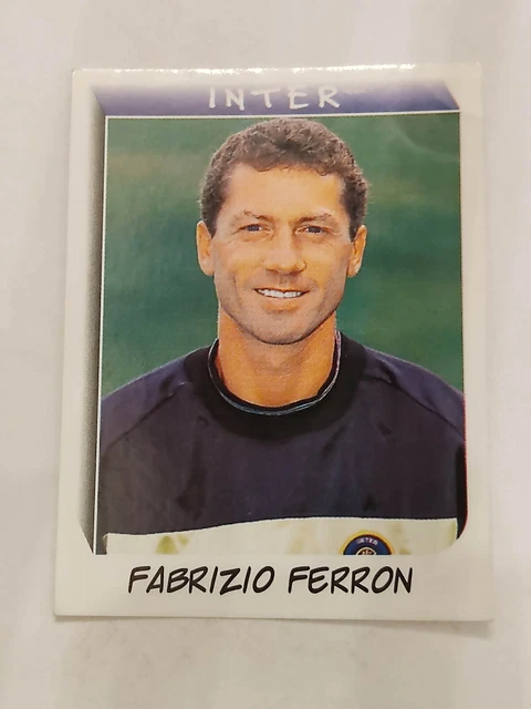 FIGURINA CALCIATORI PANINI 2000 INTER FERRON n 120 OTTIMA CON VELINA ...