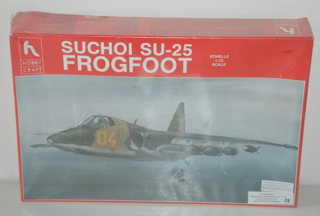 Construction Aircraft Model Suchoi Su 25 Frogfoot 1 Scale 72 Hobby