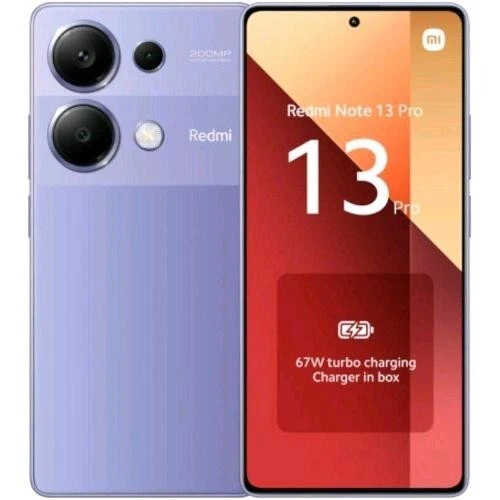 XIAOMI REDMI NOTE 13 Pro - 256GB RAM 8GB DUAL SIM-Android 13- PURPLE ...