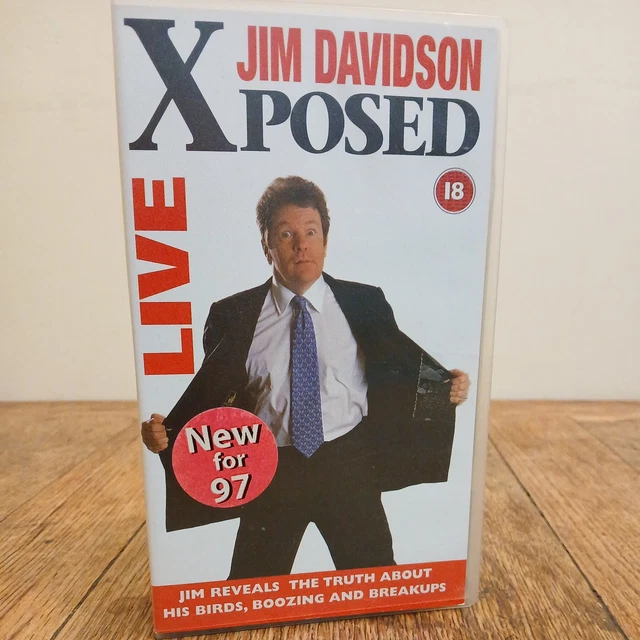 JIM DAVIDSON X-posed VHS, 1997 live stand up comedy £4.56 - PicClick UK