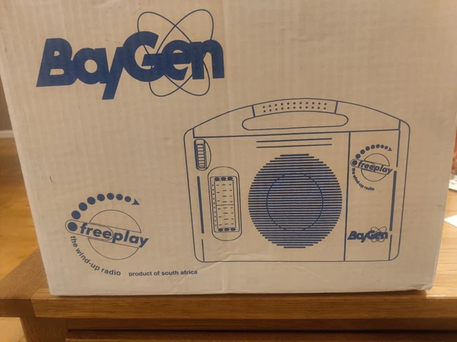 BAYGEN FREEPLAY HAND Crank Wind-Up Self Powered AM/FM/SW Portable Radio ...