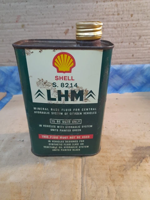 ANCIEN BIDON HUILE vide lhm shell citroen auto EUR 11,90 - PicClick FR