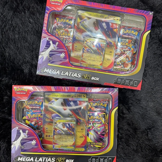 X2 POKEMON TCG Mega Evolution Mega Latios EX Box - Brand New & Sealed £ ...
