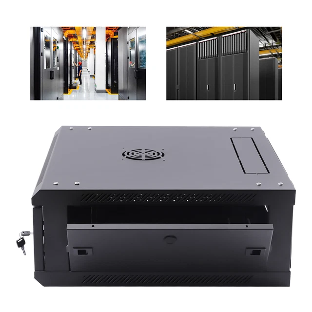 4U/6U/9U/15U WALL MOUNT Network Server Data Cabinet Enclosure Rack ...