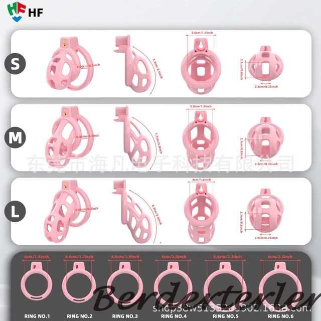 2025 NEW MALE Chastity Cage Embedded Small Lock with Soft Silicone Tube ...