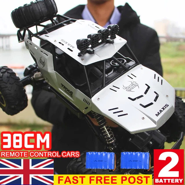 38CM 4WD RC Monster Truck Off-Road Vehicle 2.4G Remote Control Crawler ...