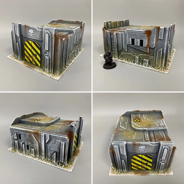 BUNKER COMMAND CENTRE Warhammer 40,000 Terrain Sci-Fi Wargaming ...