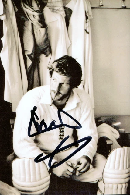 IAN BOTHAM SIGNED 6x4 Photo England Cricket Genuine Autograph ...