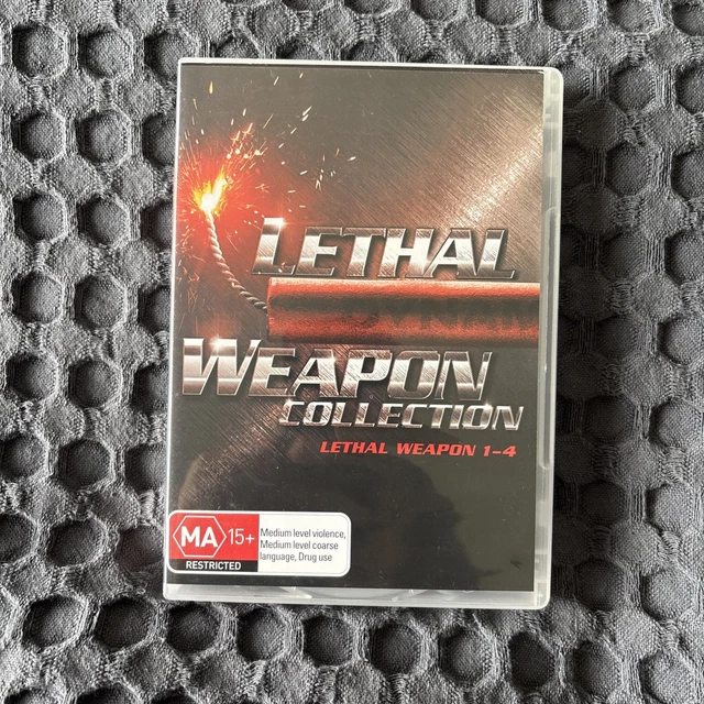 LETHAL WEAPON COLLECTION (Box Set, DVD, 2010) Lethal Weapon 1-4 1 2 3 4 ...