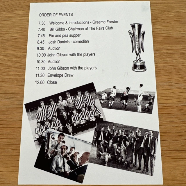 NEWCASTLE UNITED FAIRS Cup 1969 Poster 50th Anniversary Poster £20.00 ...