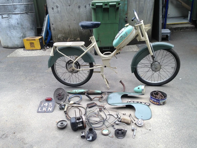 AUTO VAP MOPED Motorcycle Project 49cc 1960 £205.00 - PicClick UK