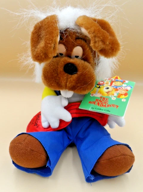 THE MAGIC ROUNDABOUT DYLAN Vintage 1993 Golden Gifts Plush Toy 7" with ...