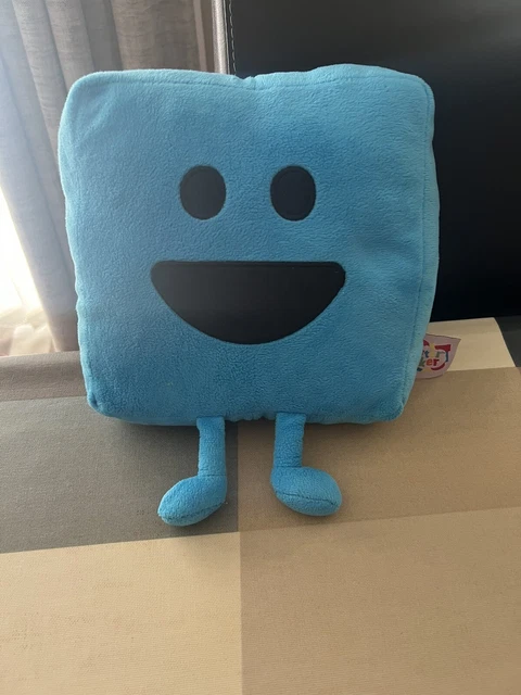 CBEEBIES MR MISTER Maker I Am A Square Blue Shape Soft Plush Toy 8 ...