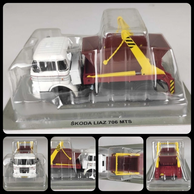 LIAZ SKODA 706 MTS CSRS 1/43 Model in BLISTER Super HIT Polen ...