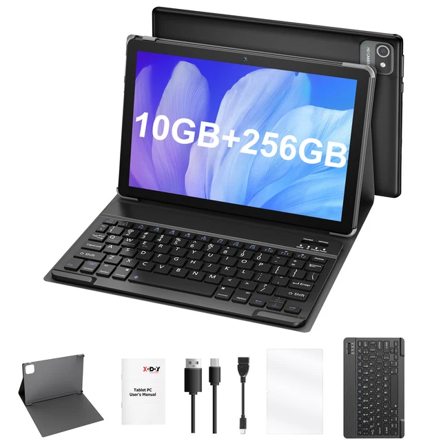 ANDROID TABLET 10.1'' 10GB+256GB storage PC 7000mAh Dual Camera BT5.0 ...