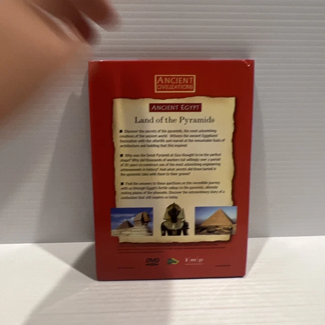 ANCIENT EGYPT: LAND Of The Pyramids - DVD + Book - Region 4 £3.12 ...