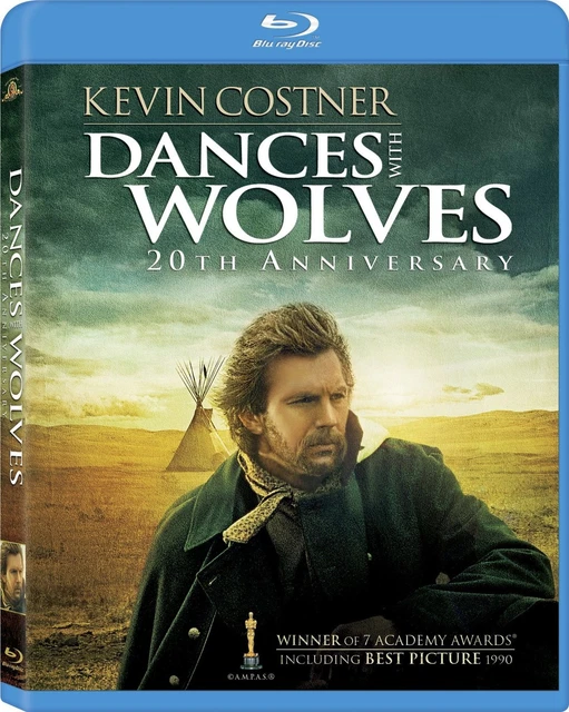 DANCES WITH WOLVES (20th Anniversary) (Blu-ray) Kevin Costner (US ...