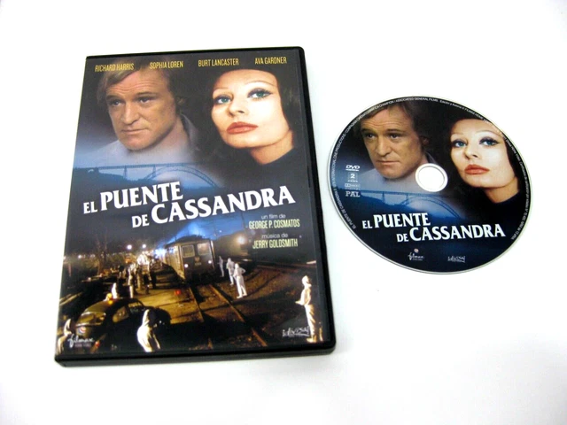 THE BRIDGE CASSANDRA DVD Richard Harris Sophia Loren Burt Lancaster Ava ...