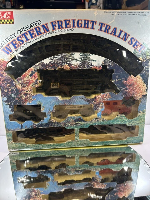 VINTAGE WESTERN FREIGHT Train Set in Original Box By LC £21.01 ...