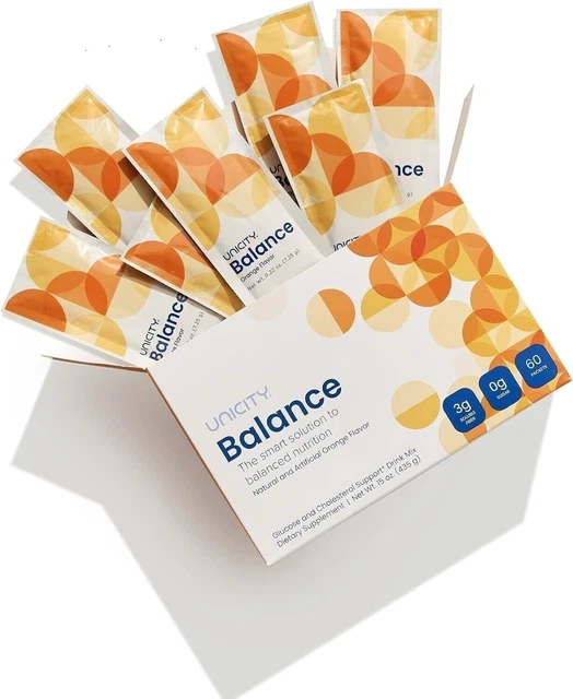 UNICITY BALANCE ORANGE(60 Sachet)Improves Digestion,Stay Full Slow ...