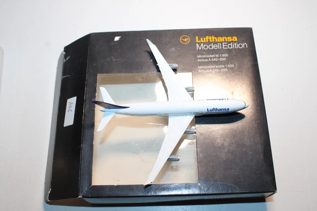 HERPA WINGS 1:500 Flugzeug 516518 Airbus A340-200 Lufthansa Modell Edition OVP EUR 20,00 ...