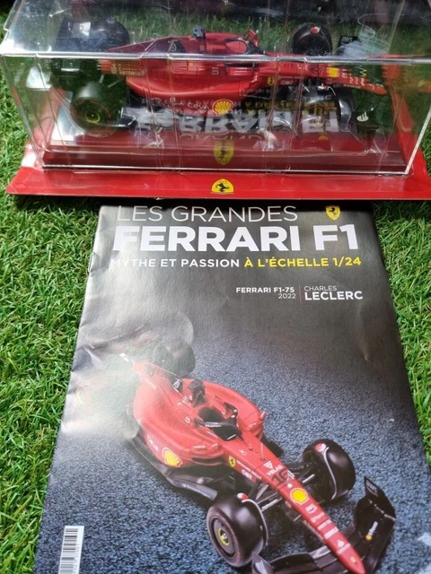COLLECTION FERRARI F1 - Ferrari F1-75 - Charles Leclerc- 1/24 Altaya ...