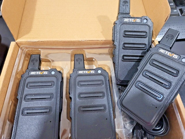 RADIOS BIDIRECTIONNELLES RETEVIS RT19 FRS 2W CTCSS/DCS VOX talkies ...