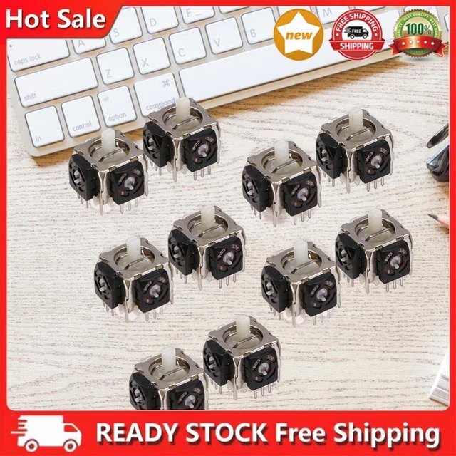 10PCS PROFESSIONAL 3D Analog Joystick Axis Sensor Module for PS 3 ...