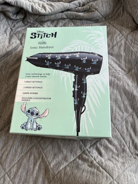 DISNEY STITCH HAIR Dryer by Asda George Home Navy Blue £10.00 - PicClick UK