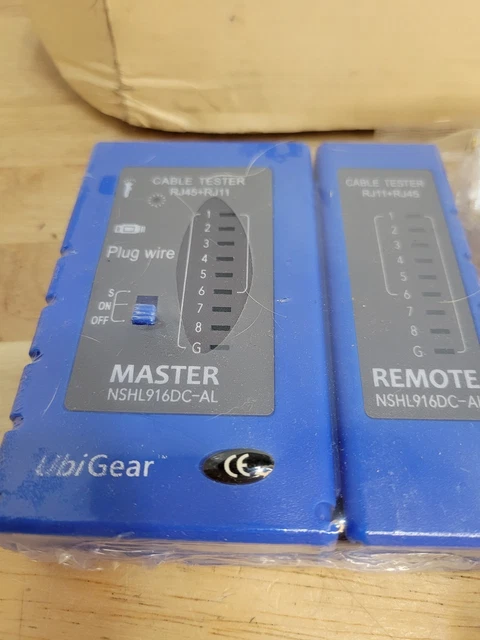 UBIGEAR NETWORK/PHONE CABLE Tester + RJ11/RJ12/RJ45 Network Cable ...
