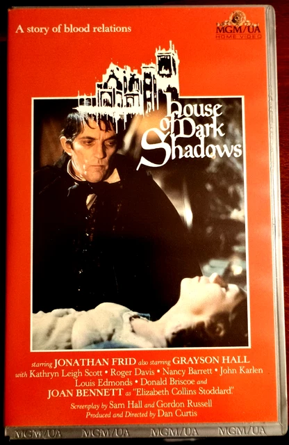 HOUSE OF DARK Shadows, MGM VHS Big box embossed videocassette, good ...