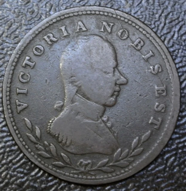 1815 HALF PENNY TOKEN Lower Canada - COPPER - Victoria Nobis - BR982 LC ...