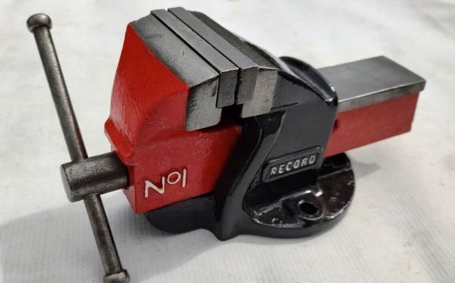 RECORD NO 1 Bench Garage Vice Vise BRITISH MADE in ENGLAND Great ...