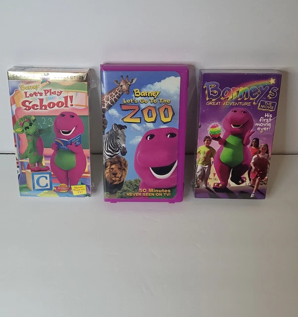 VINTAGE BARNEY VHS Lot of 3.. 2 VHS are New Sealed EUR 27,54 - PicClick FR
