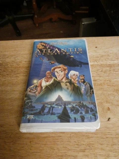 WALT DISNEY'S ATLANTIS The Lost Empire (VHS Tape 2001) Clamshell Case ...