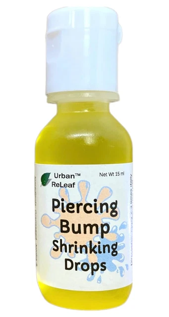 URBAN RELEAF PIERCING Bump Shrinking Drops! Keloid Bumps Gentle ...