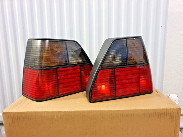 VW VOLKSWAGEN GOLF mk2 gti Hella half smoked Tail Lights Rear tinted ...