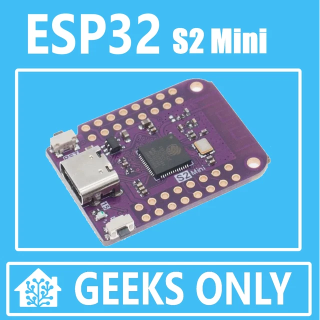 Esp32 S2 Mini D1 Bluetooth Wifi Esphome Home Assistant Home Automation £5 50 Picclick Uk