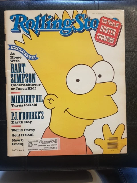 MAGAZINE ROLLING STONE Bart Simpson Issue 581, June 28, 1990 EUR 15,00 ... MAGAZINE ROLLING STONE Bart Simpson Issue 581, June 28, 1990 EUR 15,00 ...