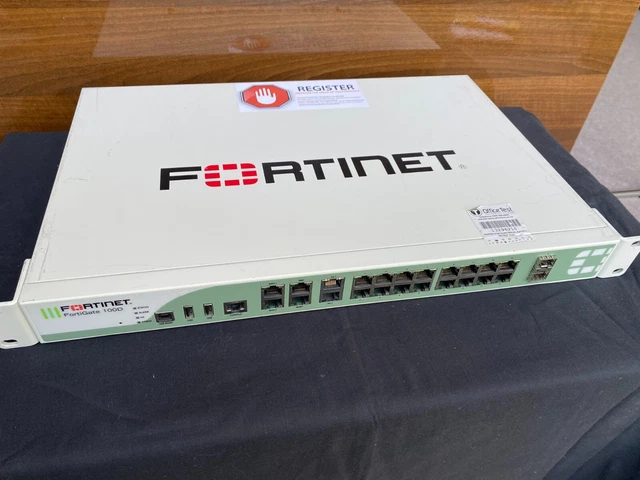 FORTINET FORTIGATE 100D Next Generation Firewall (ref 7) £66.00 ...