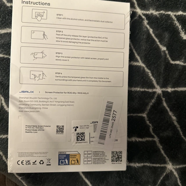 JSAUX SCREEN PROTECTOR for ROG Xbox Ally/ROG Xbox Ally X - Matte ...