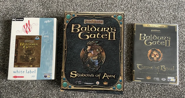 FORGOTTEN REALMS BALDUR’S Gate PC CD-ROM Games Collection with Manuals ...